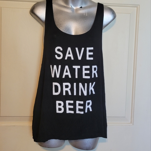 tennesee chic | Tops | Save Water Drink Beer Tank Top | Poshmark